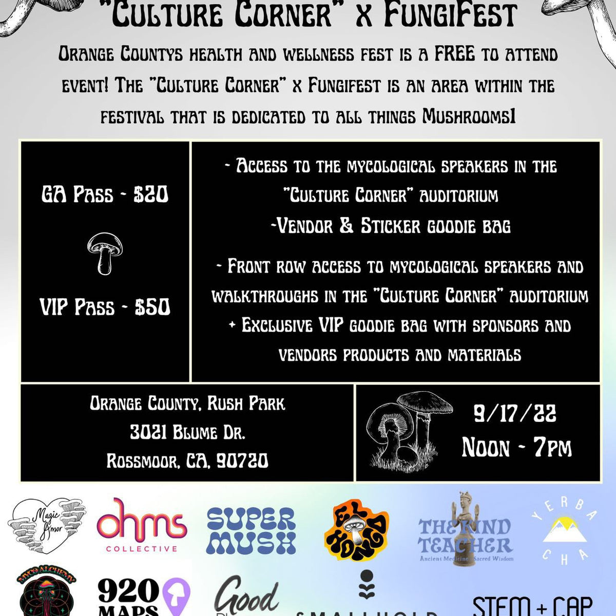 Fungi Fest: Evolved From Indoor Pop-Up to Outdoor Community – Twisted ...